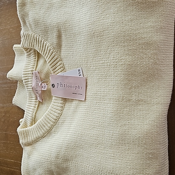 Philosophy | Sweaters | Nwt Philosophy Crew Neck Sweater | Poshmark